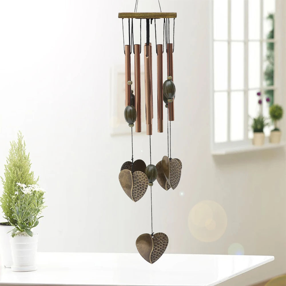 Carillon Extérieur à Huit Tubes avec Cœurs – Bricoli | La Boutique Déco