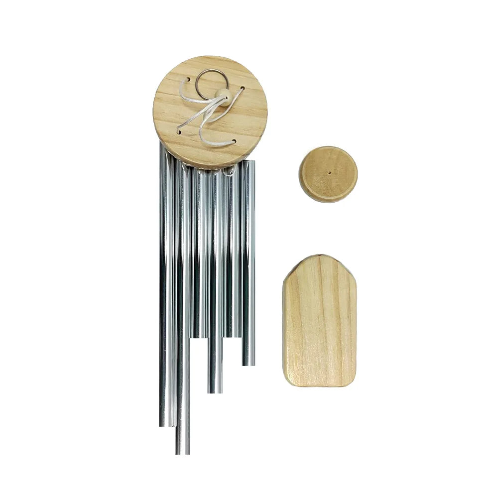 Carillon Extérieur à Six Tubes en Métal et Bois – Bricoli | La Boutique ...