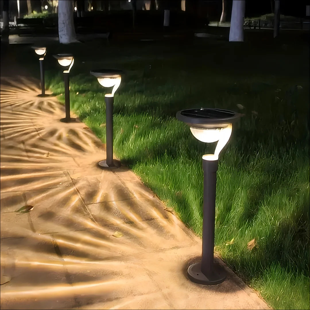Lampadaire Extérieur Solaire au Design Moderne – Bricoli | La Boutique Déco
