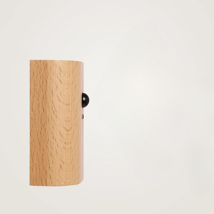 Lampe Détecteur de Mouvement Murale et Magnétique en Bois – Bricoli ...