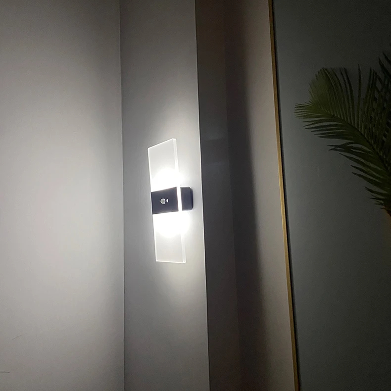 Lampe Détecteur de Mouvement Rectangulaire en Aluminium – Bricoli | La ...