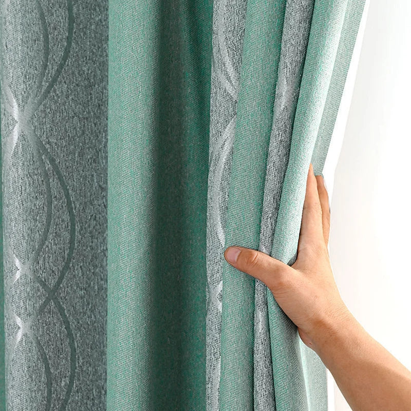 Rideaux Salon Verts et Epais de Style Moderne – Bricoli | La Boutique Déco